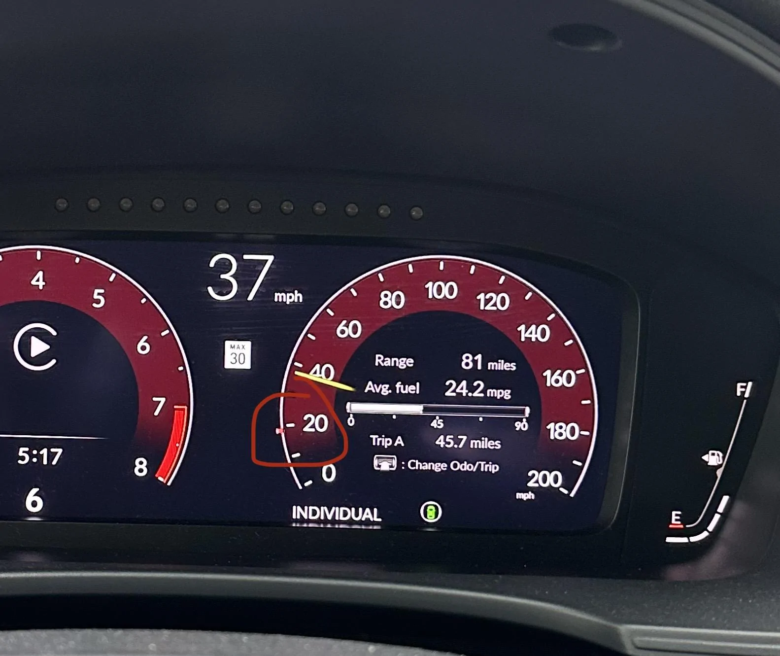 What is this red tick? | CivicXI - 11th Gen Civic Type R (FL5), Hybrid ...