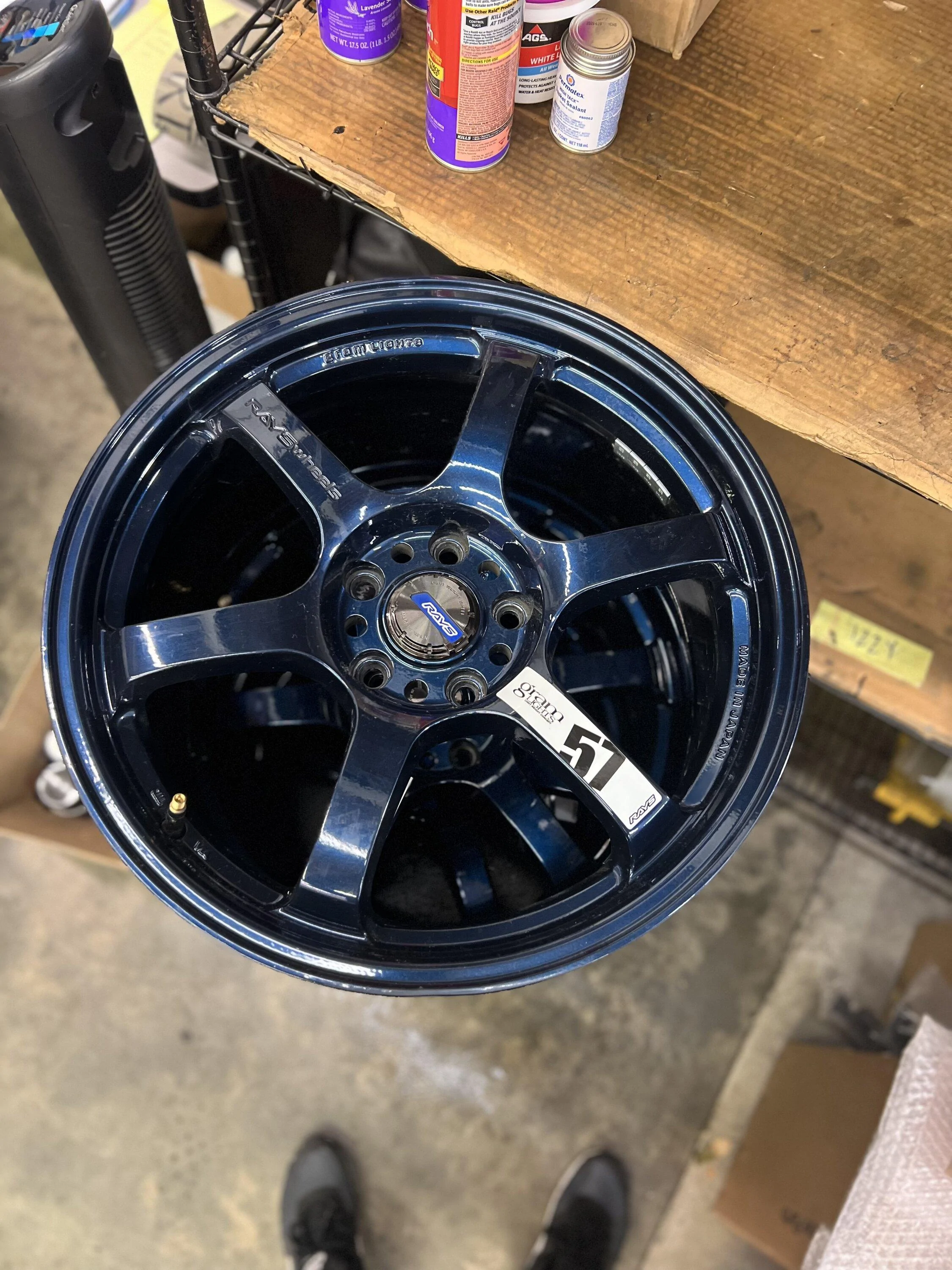 California - FS: Rays gram lights 57DR 18x8.5 +37 5x114.3 mag blue ...