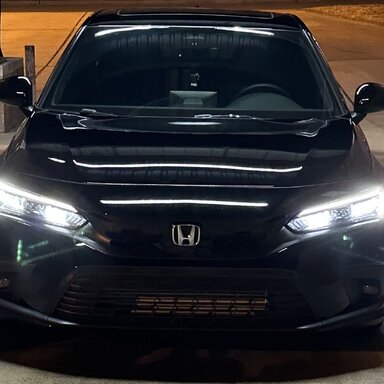 Any pictures of 11th gen Civic hatchback with blacked out tail lights ...