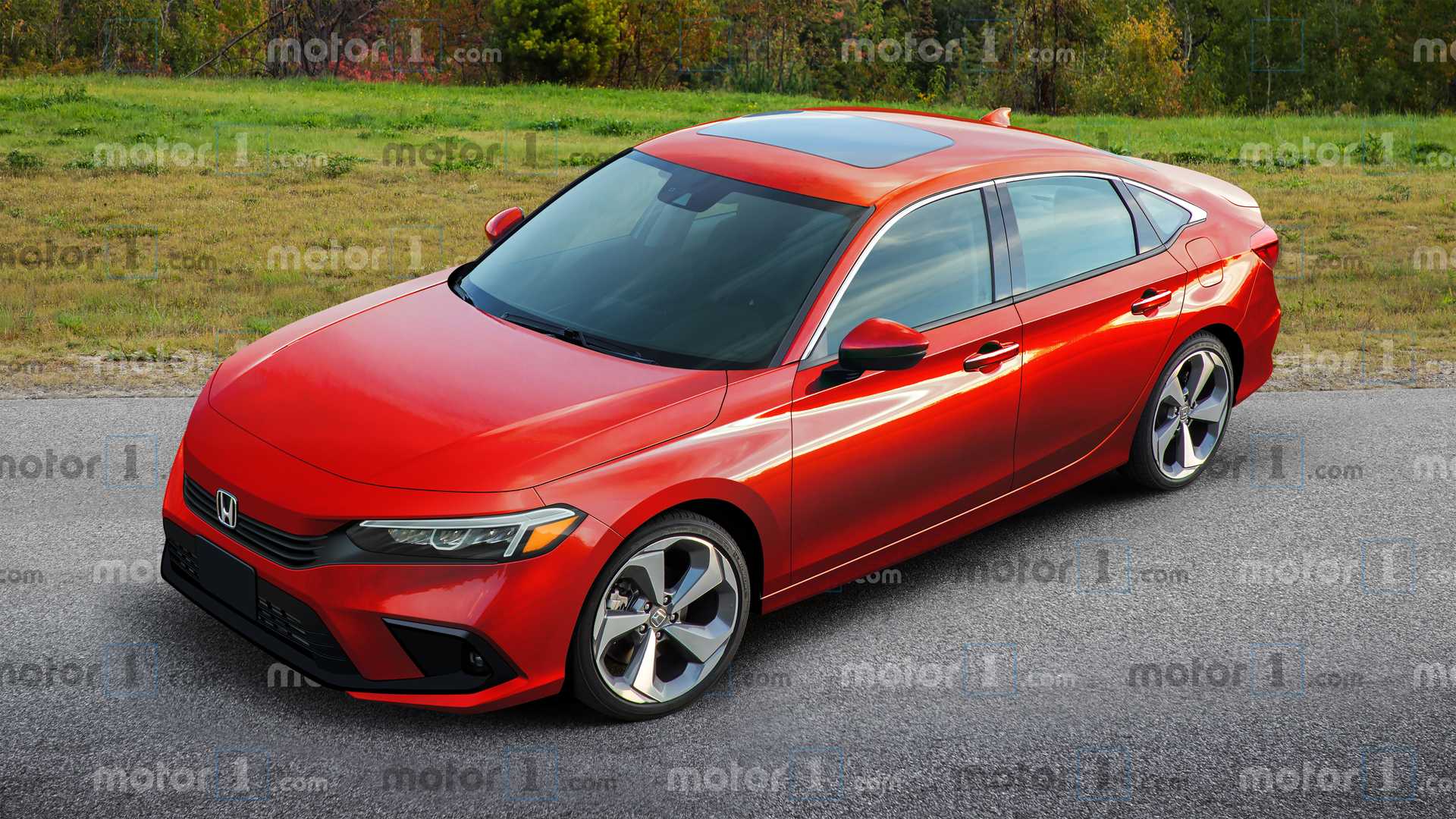New 2022 Civic XI Sedan Renderings (Motor1) | CivicXI - 11th Gen Civic ...
