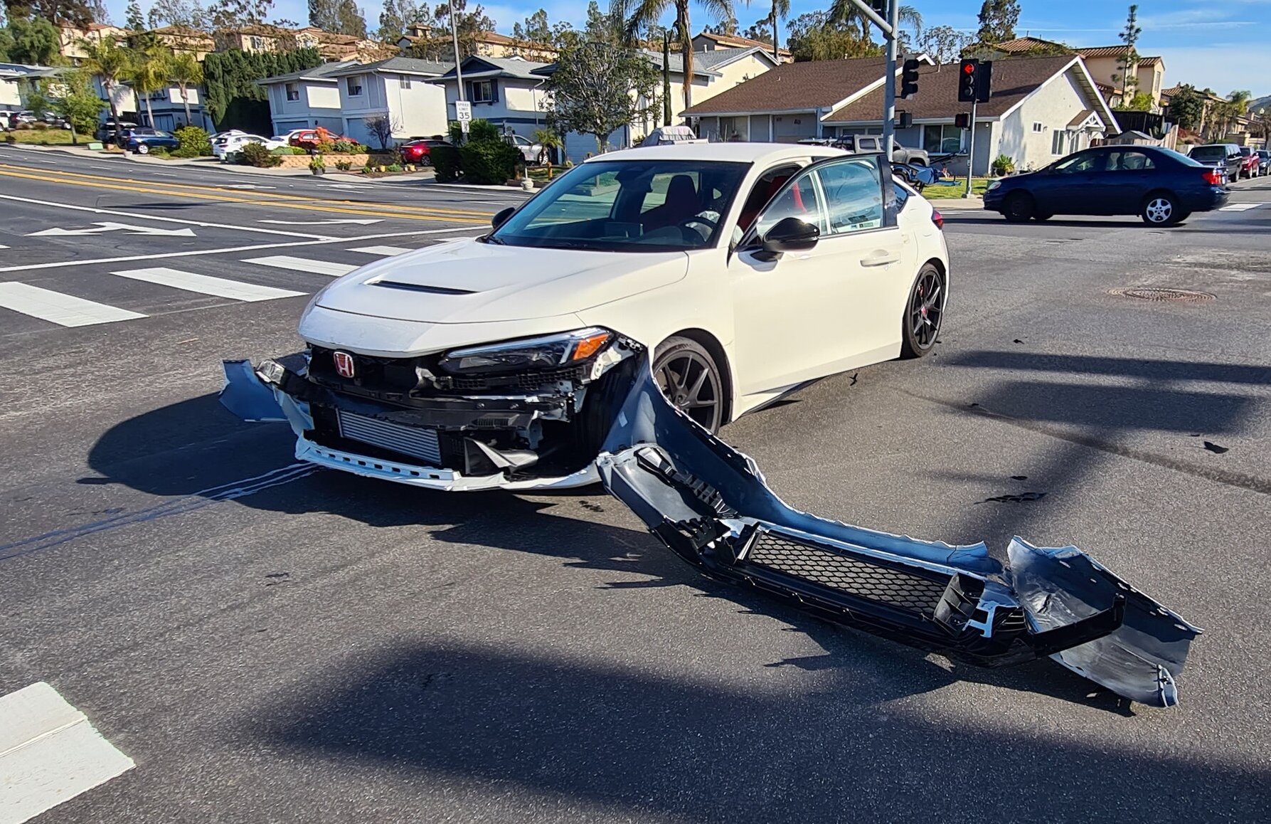 It was fun while it lasted... FL5 hit at red light 😞 | CivicXI - 11th ...